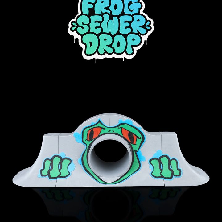 3D Printable Frog Sewer Drop by Stlflix